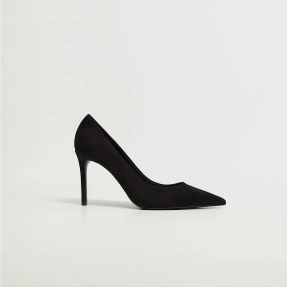 Mango | Shoes | Mango Leather Pumps 0 Suede Pointed 10 Cm Heel Party ...